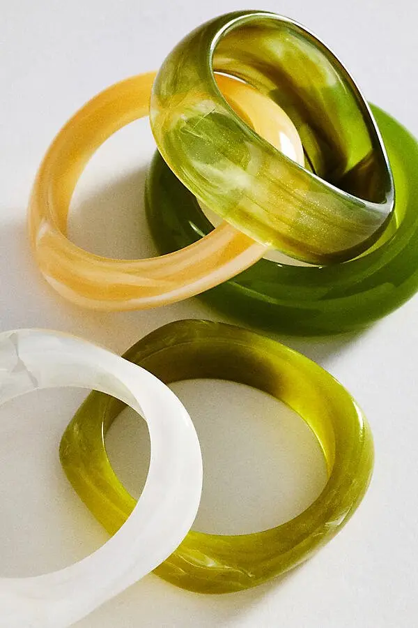 LUV AJ The Formentera Bangles, Set Of 5
