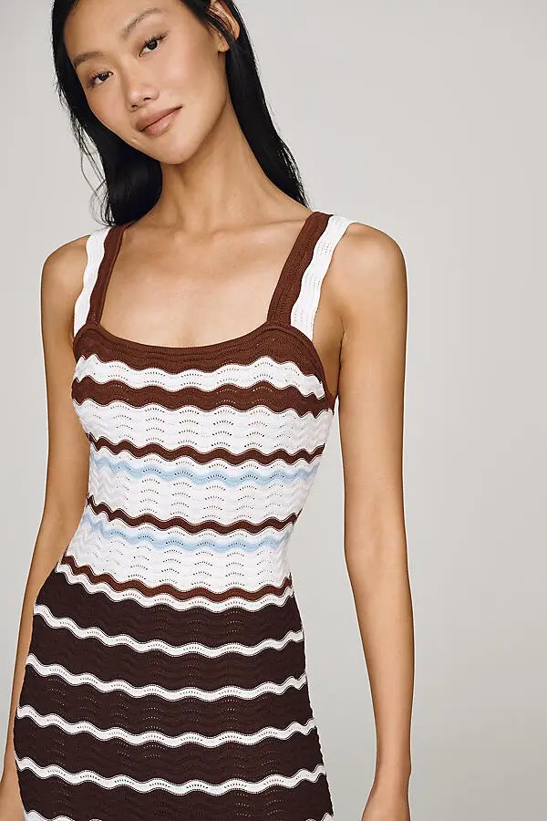 English Factory Crochet Midi Dress
