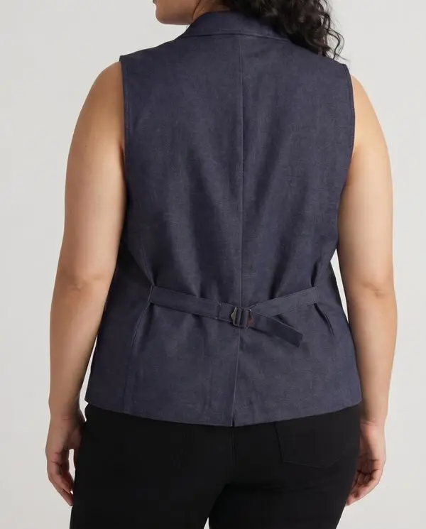 Universal Standard Edwin Denim Look Vest