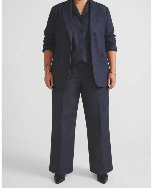 Universal Standard Edwin Denim Look Vest