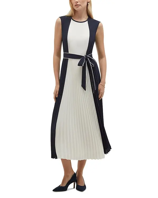 HOBBS LONDON Petites Hattie Dress - Midnight Ivory