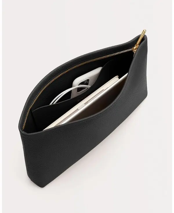 Cuyana Medium Zipper Pouch - Black