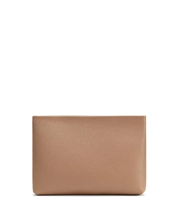 Cuyana Medium Zipper Pouch - Cappuccino