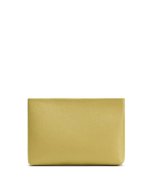 Cuyana Medium Zipper Pouch - Lime