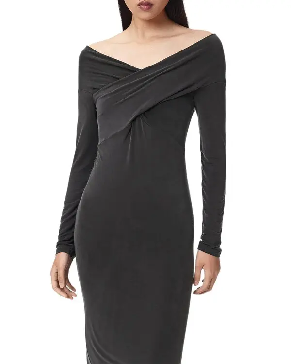 ALLSAINTS Delta Cupro Dress