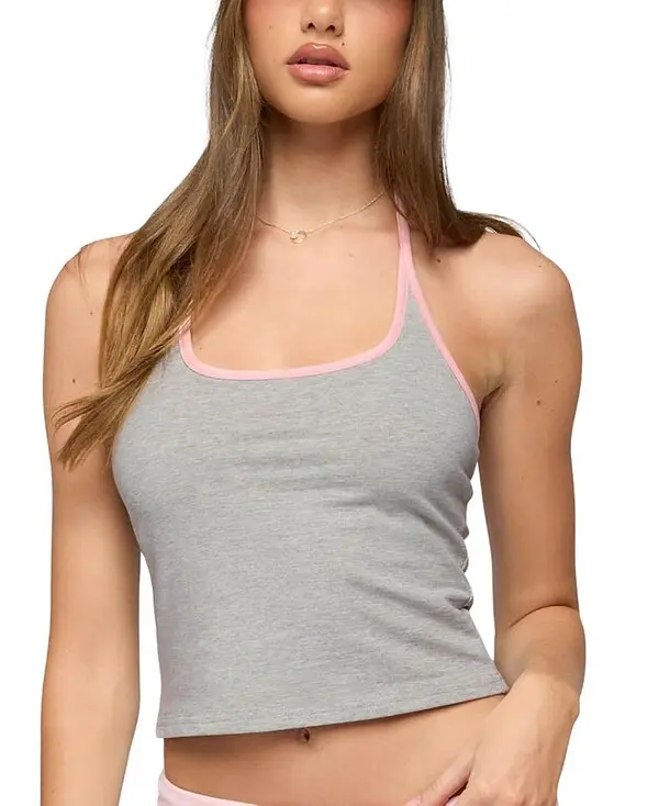 EDIKTED Contrast Halter Top