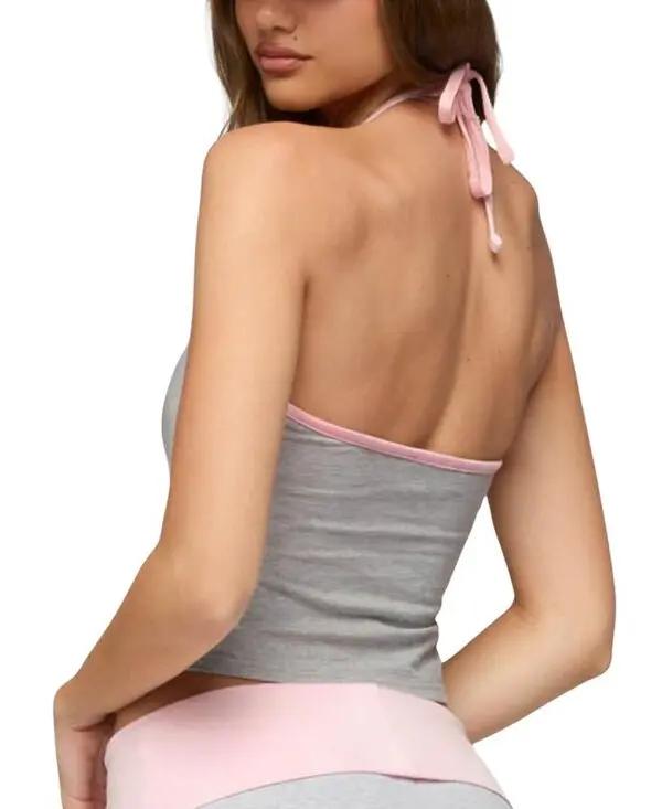 EDIKTED Contrast Halter Top