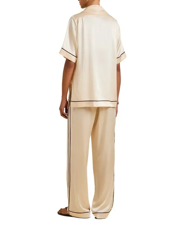 Olivia Von Halle Tilda Silk Pajama Set