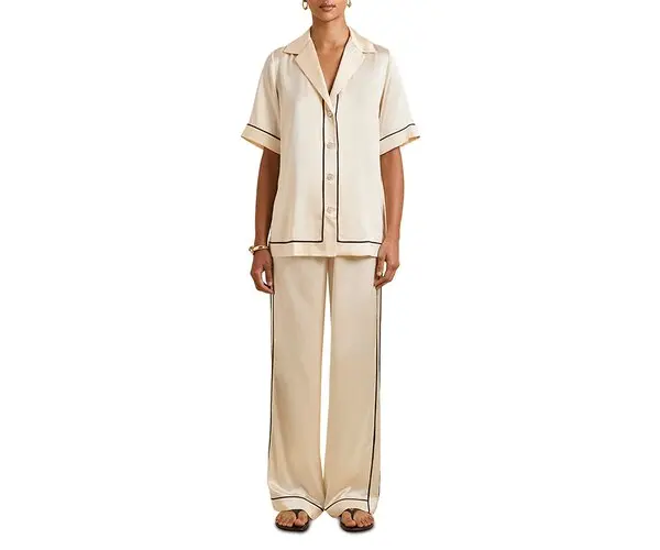 Olivia Von Halle Tilda Silk Pajama Set