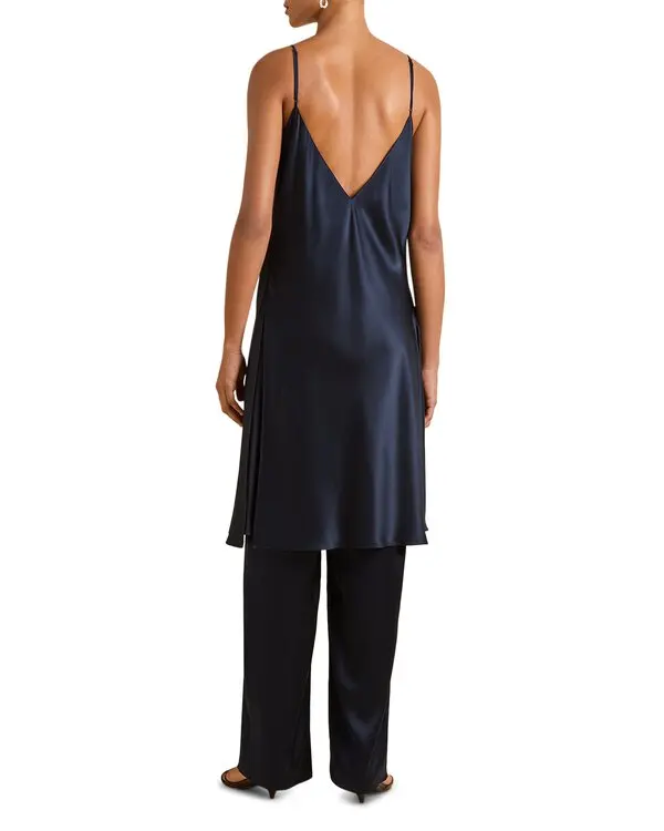 Olivia Von Halle Elvira Silk Long Camisole & Pants Pajama Set