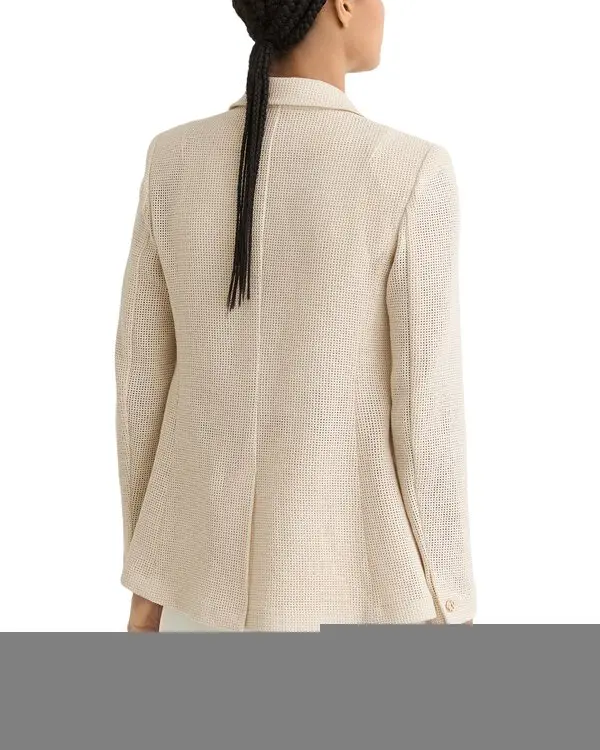 REISS Petite Fiore Double Breasted Blazer