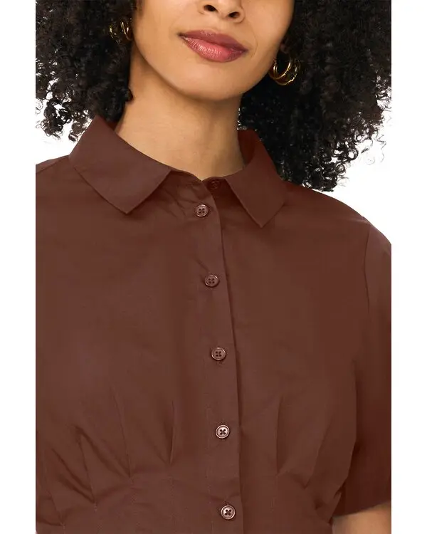 Vince Camuto Puff Sleeve Corset Mini Dress
