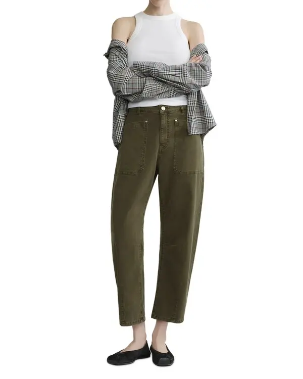 DL1961 Bilie Easy Barrel High Rise Twill Pants