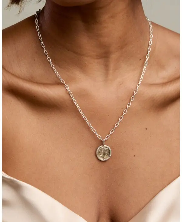 SET & STONES Parker Two Tone Coin Necklace