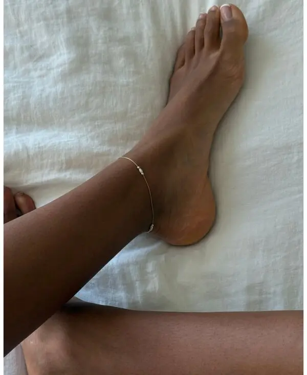 SET & STONES Michelle Pearl Anklet