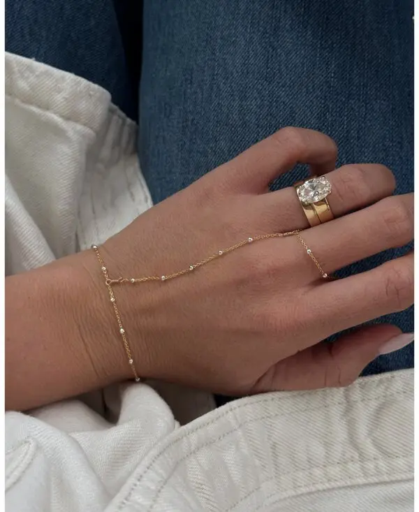 SET & STONES Austen Two Tone Hand Chain