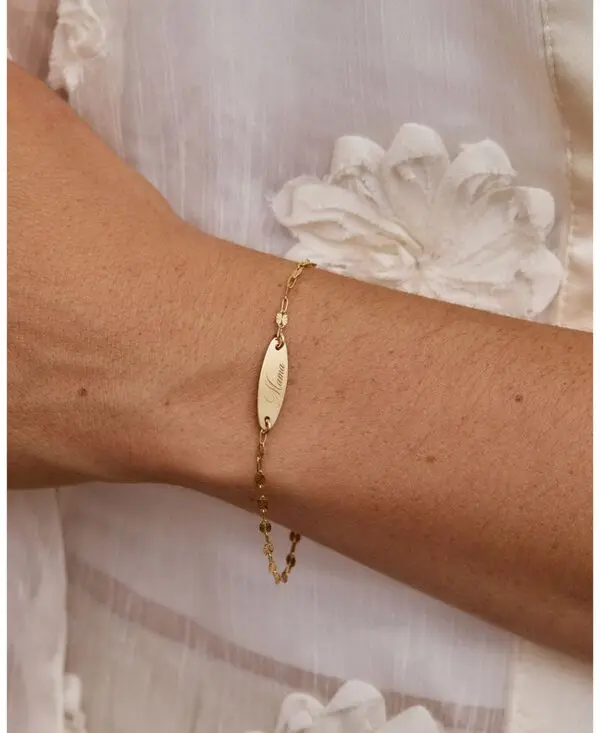 SET & STONES Engraved Mama Banks Bracelet