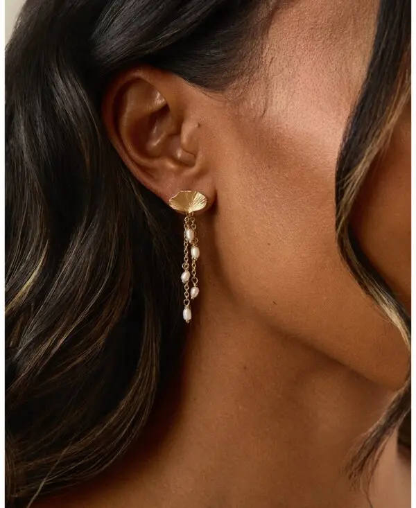 SET & STONES Rene Pearl Earrings