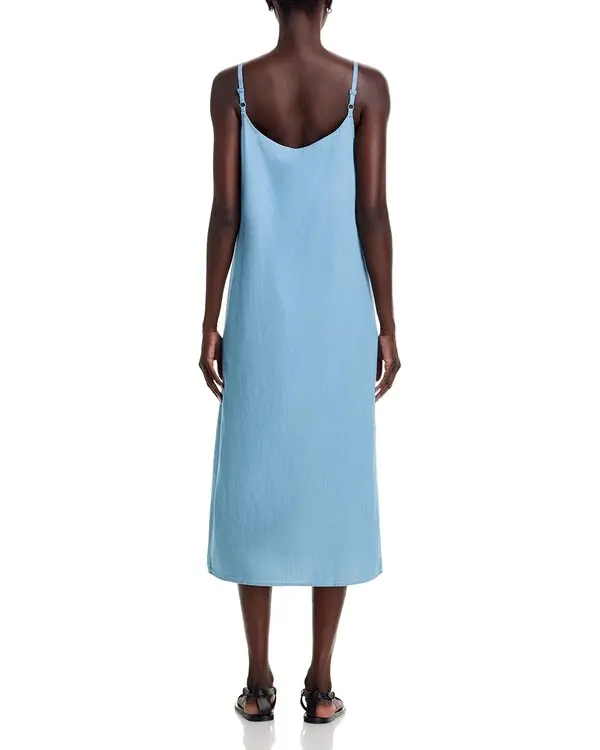 Eileen Fisher Cotton Twill Camisole Midi Dress
