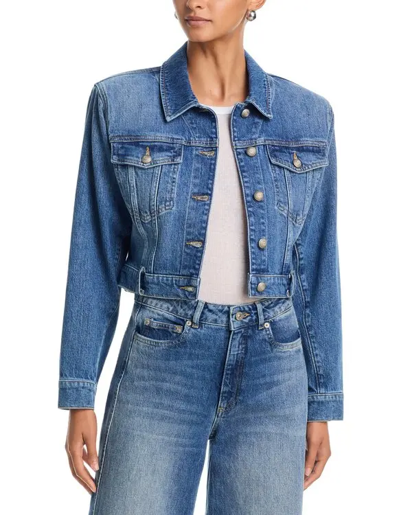 Cinq À Sept Graciel Cropped Denim Jacket