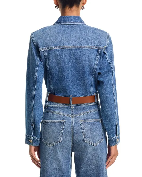 Cinq À Sept Graciel Cropped Denim Jacket