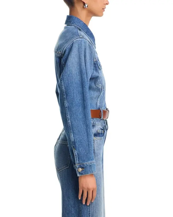 Cinq À Sept Graciel Cropped Denim Jacket