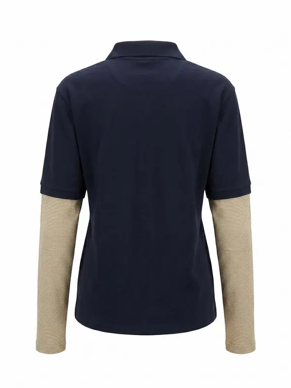 Miu Miu Polo Shirt With Jersey Sleeves