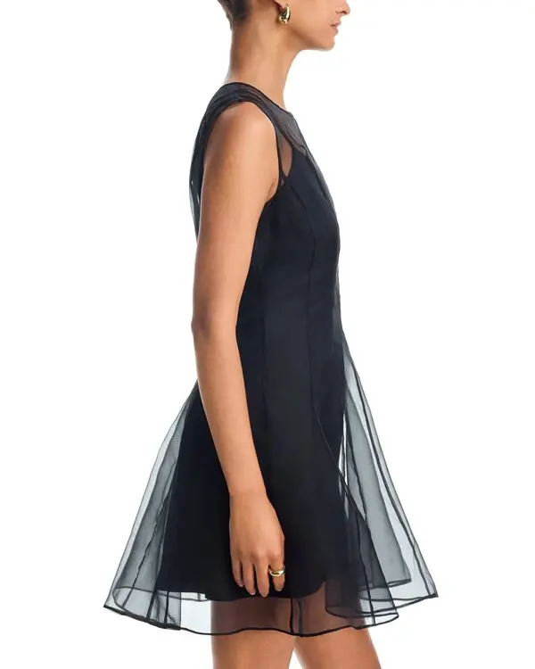 MILLY Ophelia Organza Mini Dress