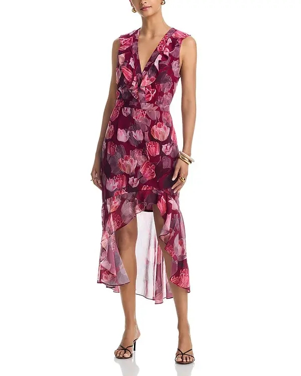 MILLY Nanci Printed Midi Dress