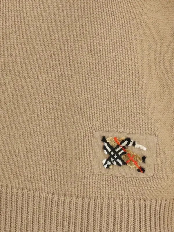 Burberry Janelle Wool Crewneck Sweater - Multicolor