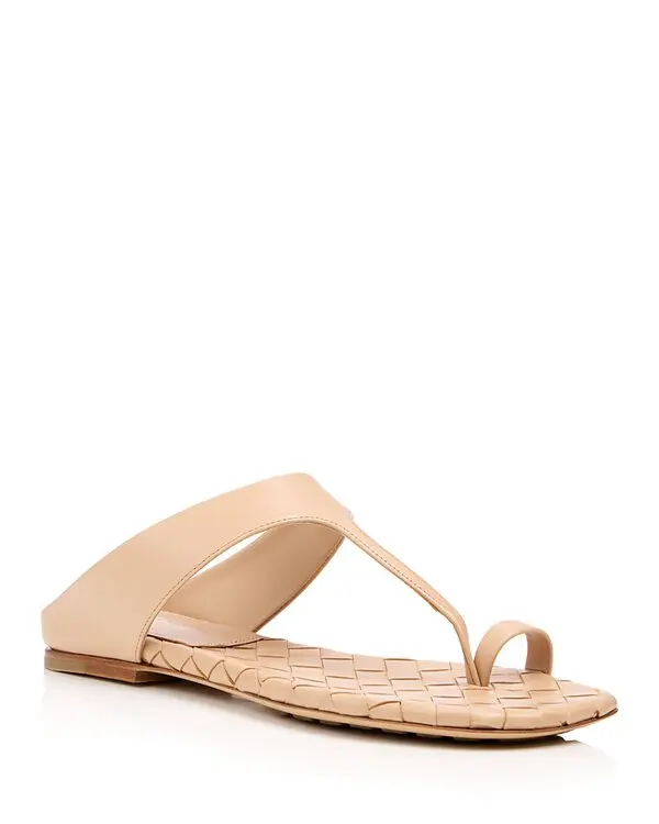Bottega Veneta Livia Thong Flat Sandals - Shore
