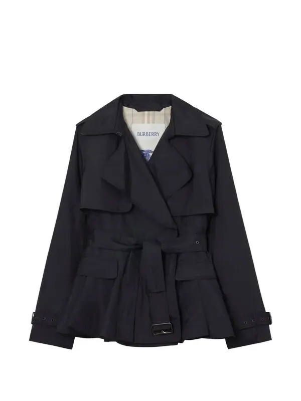 Burberry Short Trench Coat - Multicolor