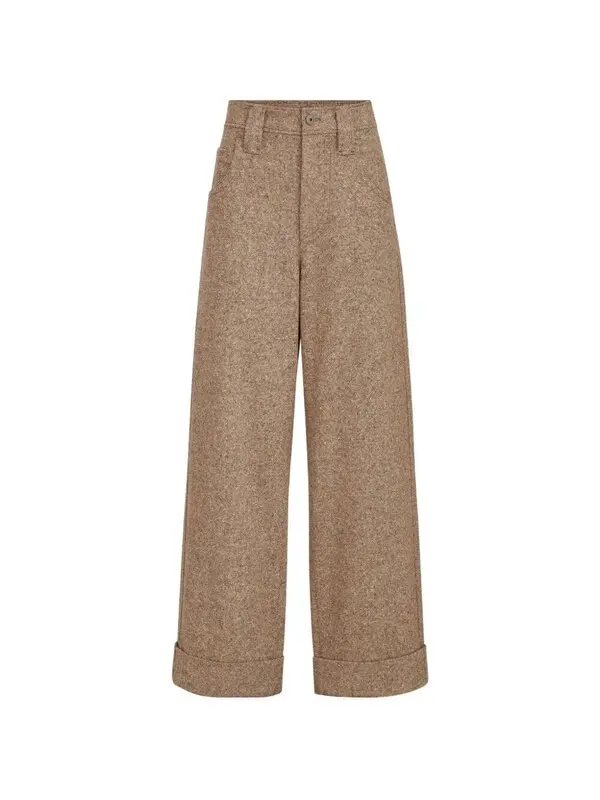 Brunello Cucinelli Wool Pants - Multicolor