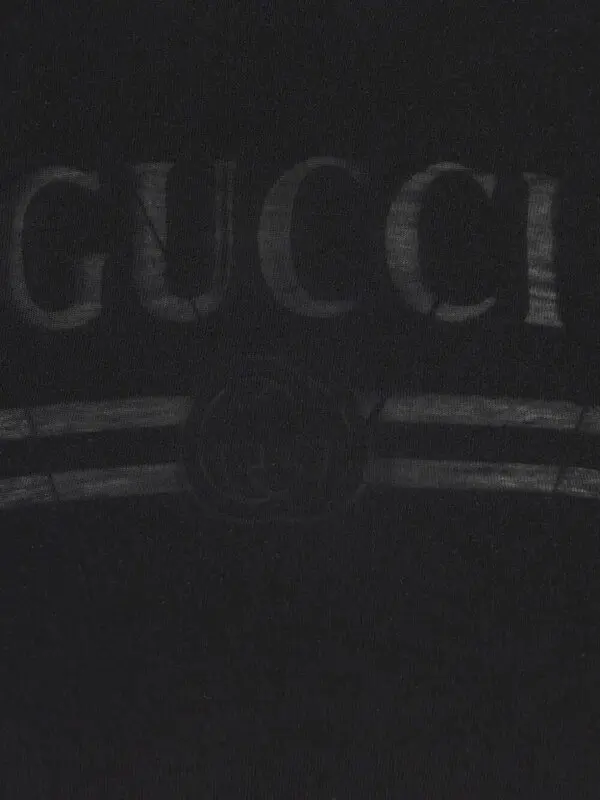 Gucci Cropped Cotton T-shirt - Multicolor
