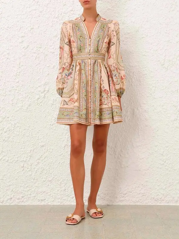 Zimmermann Roselight` Mini Dress