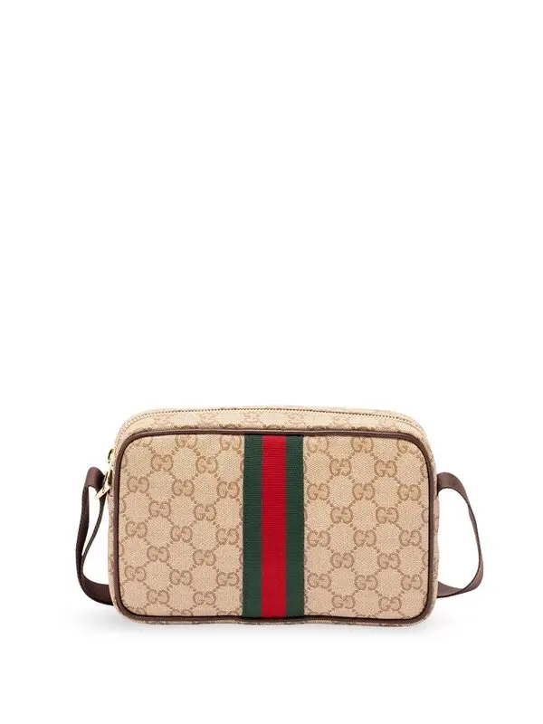 Gucci Gg Coated Canvas Crossbody Bag - Multicolor