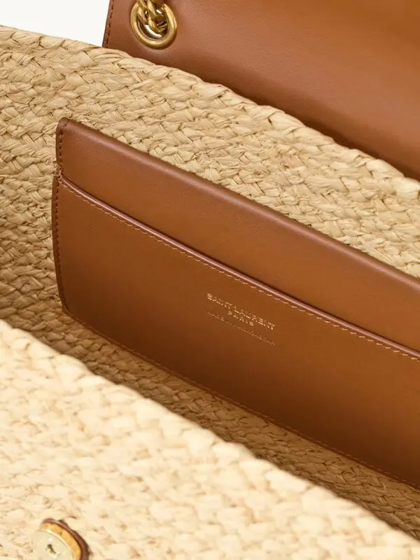 Saint Laurent Manon` Raffia Bag