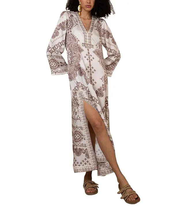 Hale Bob Bridie Charmeuse Dress - Ivory
