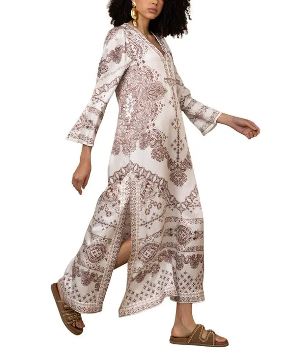 Hale Bob Bridie Charmeuse Dress - Ivory
