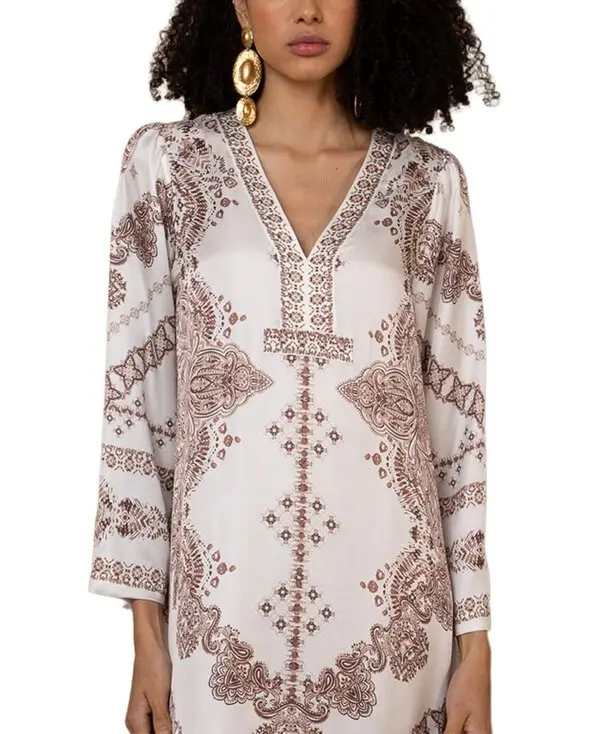 Hale Bob Bridie Charmeuse Dress - Ivory