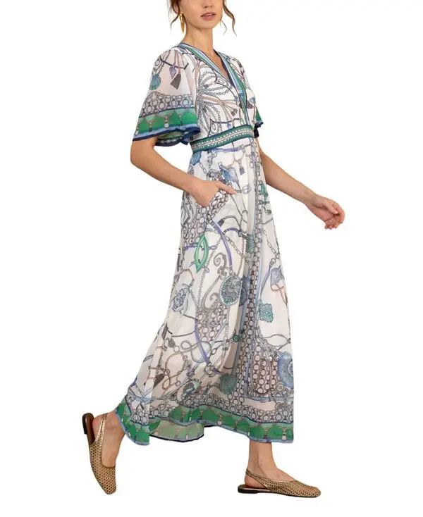 Hale Bob Neve Chiffon Dress