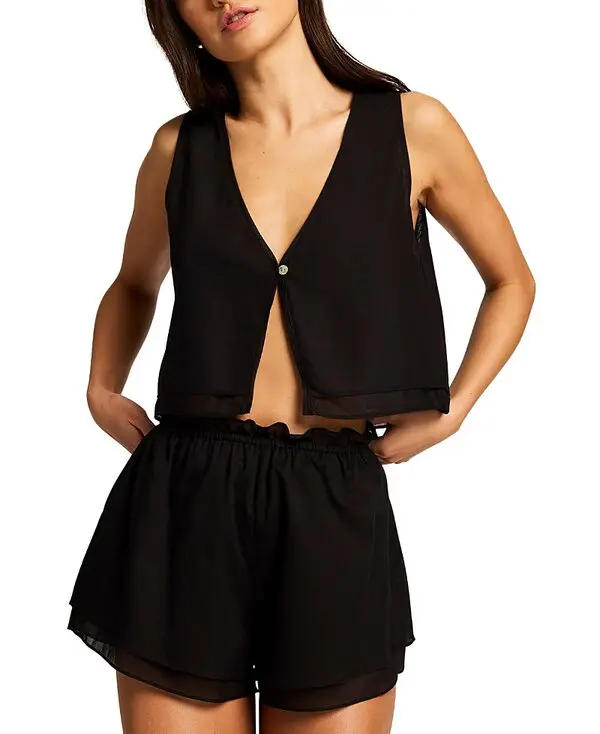 NEGATIVE Island Play Top - Black