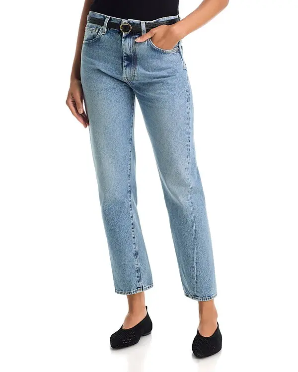 TOTEME Twisted Seam Jeans - Worn Blue
