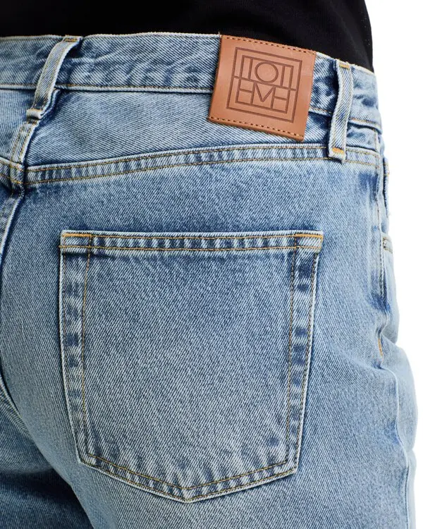 TOTEME Twisted Seam Jeans - Worn Blue