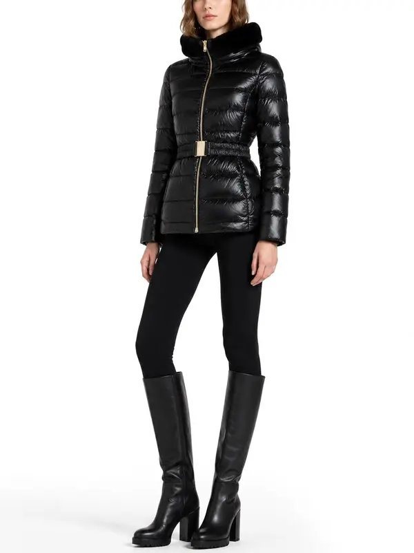 Herno Belted Piumino Jacket - Black