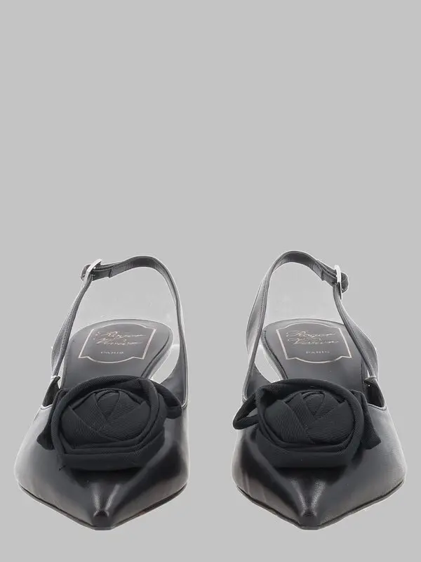 ROGER VIVIER Décolleté Slingback "rose Vivier" In Pelle