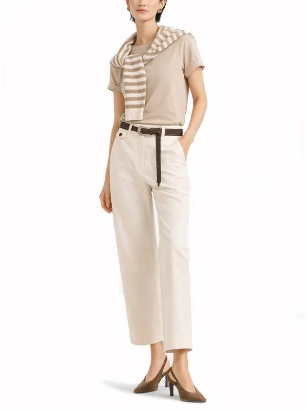 Brunello Cucinelli T-shirt In Jersey Di Cotone