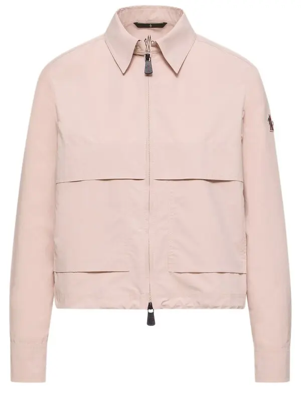 Moncler Technical Knit Zip-up Jacket