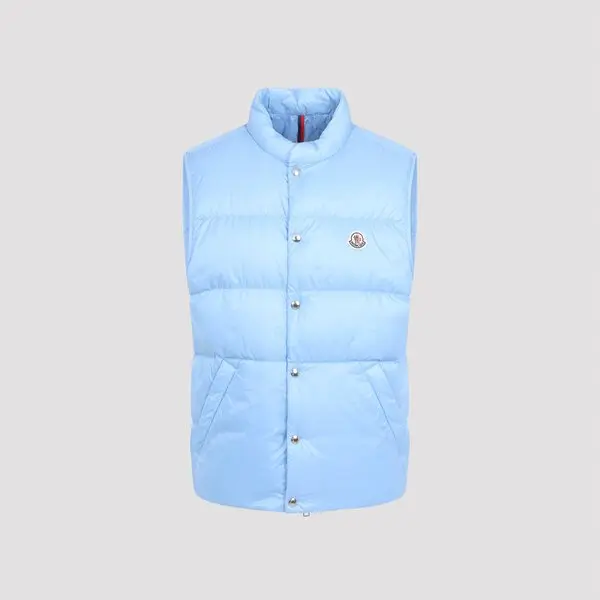 Moncler Lightweight Down Puffer Vest - Blue
