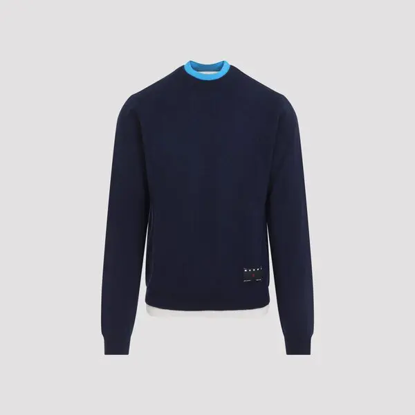 Marni 100% Cashmere Pullover Sweater - Blue